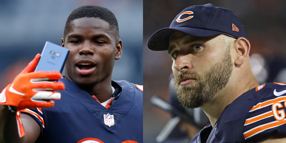 NFL’s Tarik Cohen Exposes Teammate’s Bare Body in Locker Room During ...