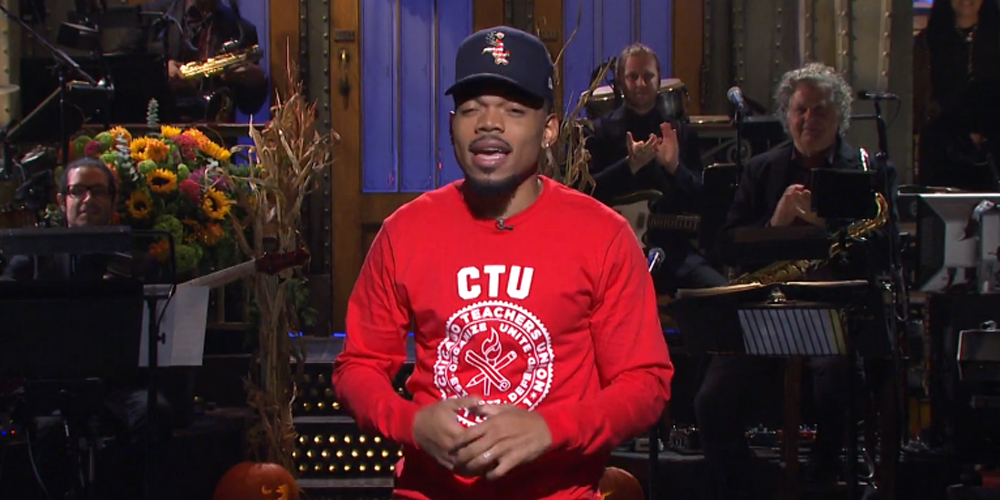Chance the Rapper Supports Chicago Teachers on Strike During ‘SNL ...