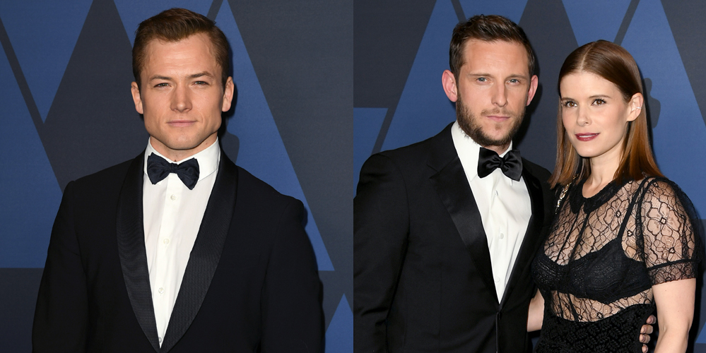 Rocketman’s Taron Egerton & Jamie Bell Suit Up for Awards Season Launch ...