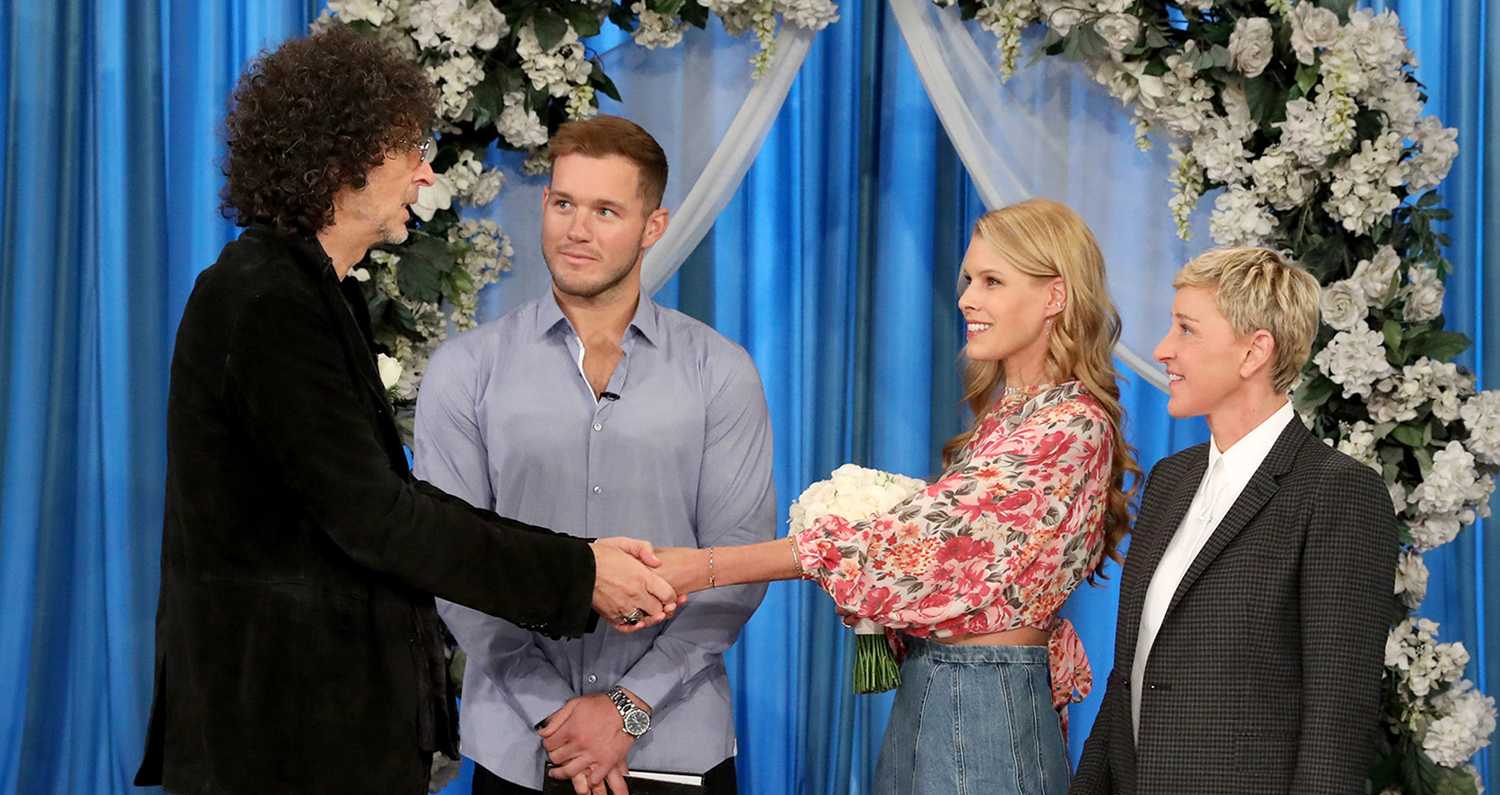 Howard Stern Remarries Wife Beth… with Colton Underwood’s Help on Ellen ...