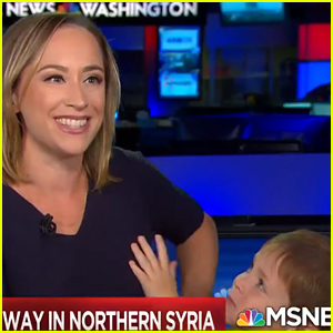 NBC’s Courtney Kube Interrupted By Her Son on Live TV in Viral Clip ...