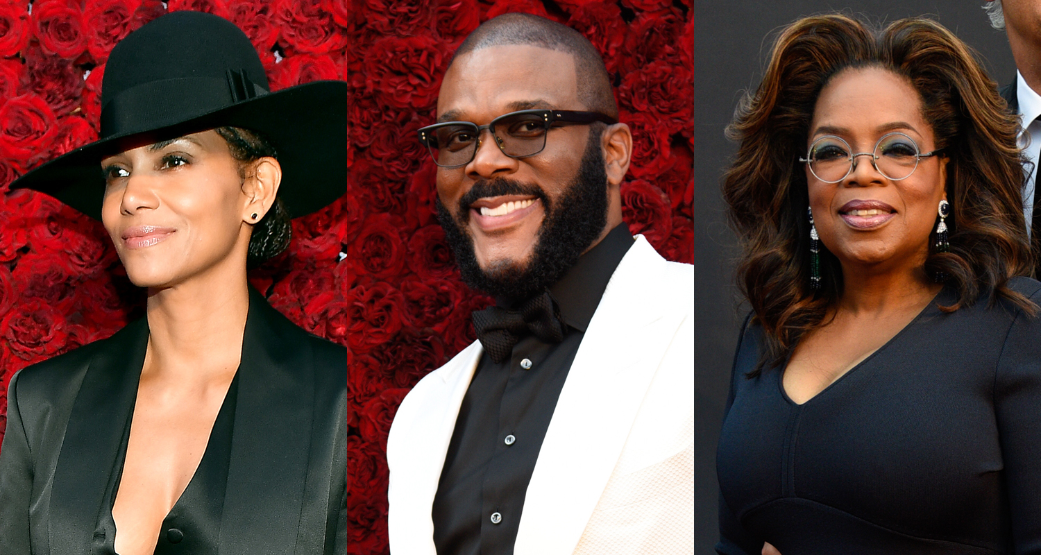 Halle Berry & Oprah Winfrey Support Tyler Perry at Studios Grand ...