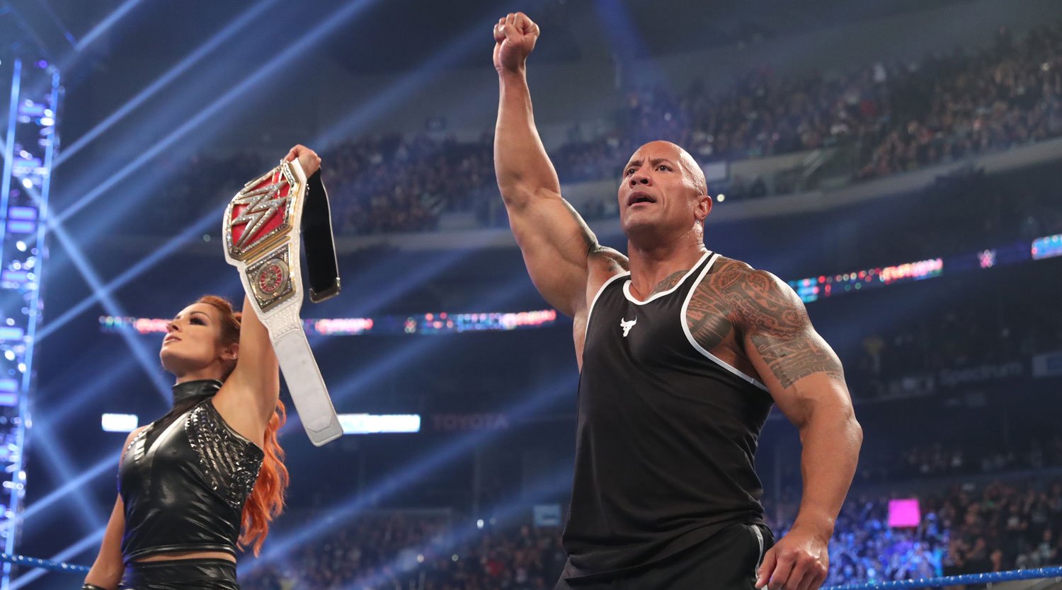 Dwayne ‘The Rock’ Johnson Makes a Return to the WWE! | Becky Lynch ...