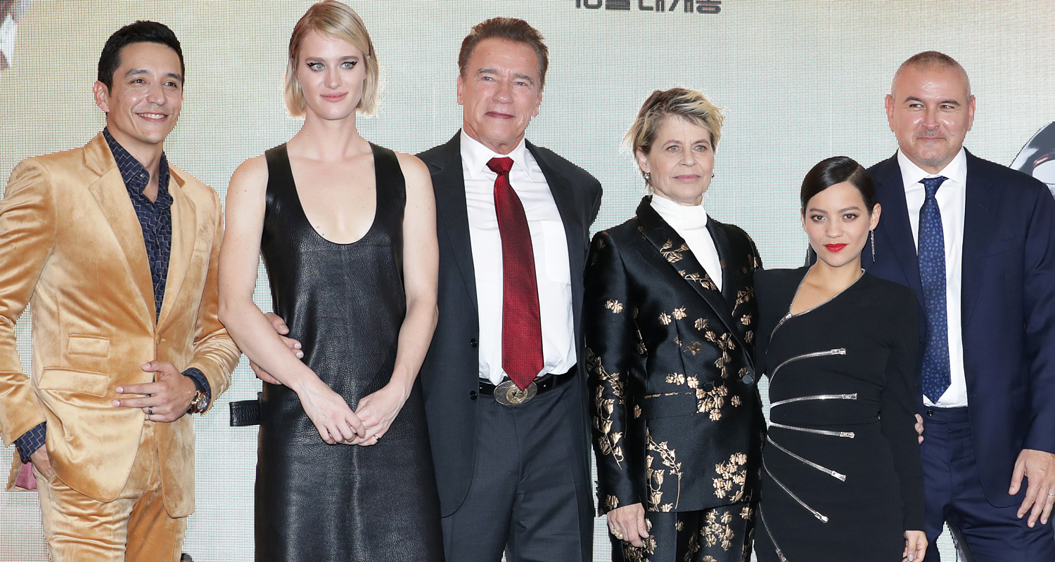 Arnold Schwarzenegger & ‘Terminator: Dark Fate’ Cast Celebrate Seoul ...