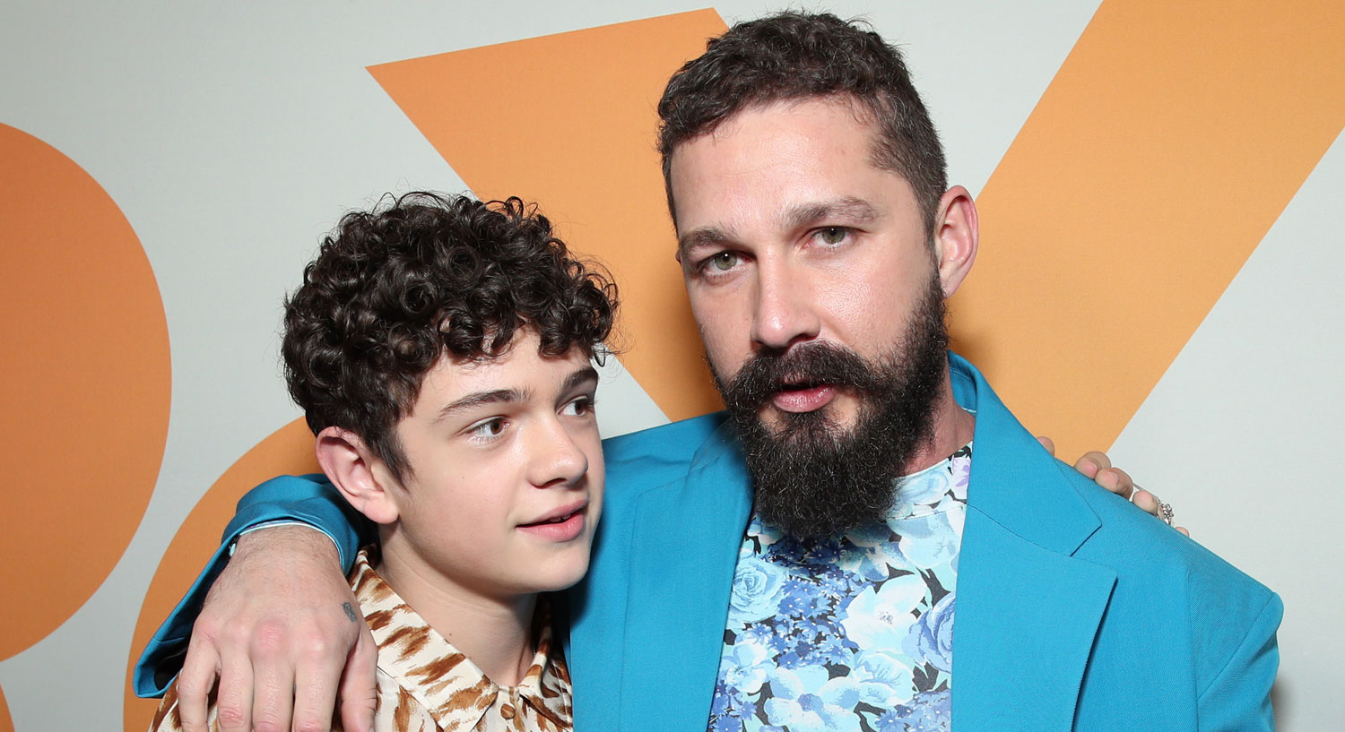 Shia LaBeouf Wears an Over-Sized Blue Suit at ‘Honey Boy’ Premiere with Noah Jupe | Alma Har'el ...
