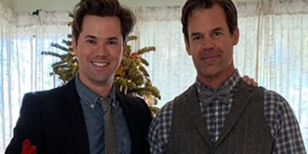 Andrew Rannells & Boyfriend Tuc Watkins Celebrate Christmas Together ...