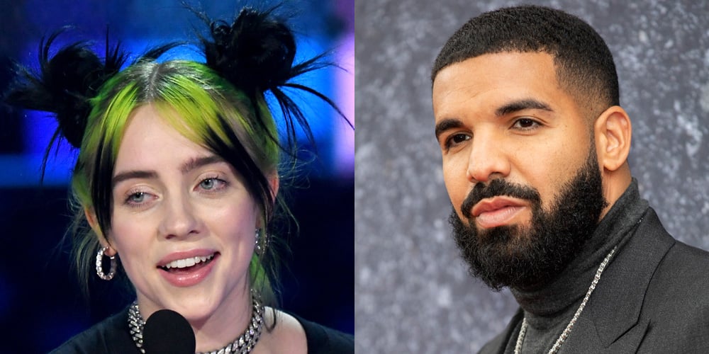 Billie Eilish Reveals She Has Texted with Drake | Billie Eilish, Drake ...