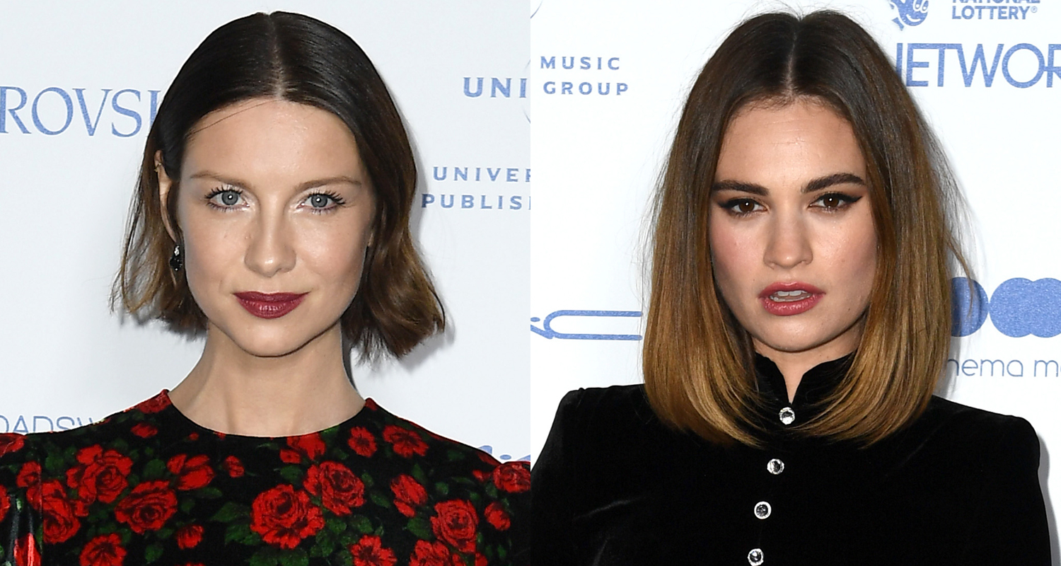 Caitriona Balfe & Lily James Go Glam for British Independent Film ...