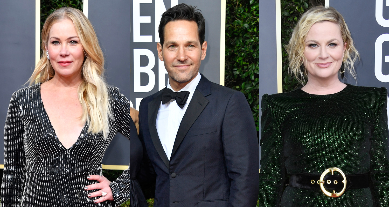 Christina Applegate, Paul Rudd, & Amy Poehler Enjoy Night Out at Golden ...