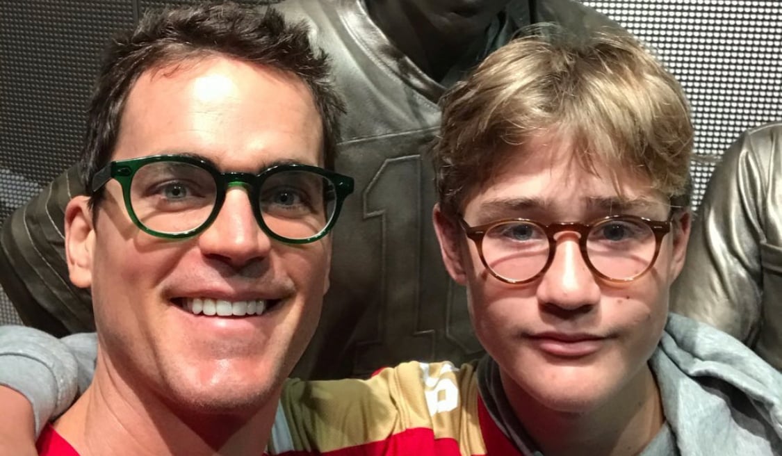 Matt Bomer Enjoys Day Out at 49ers Game with Son Kit! | Celebrity ...