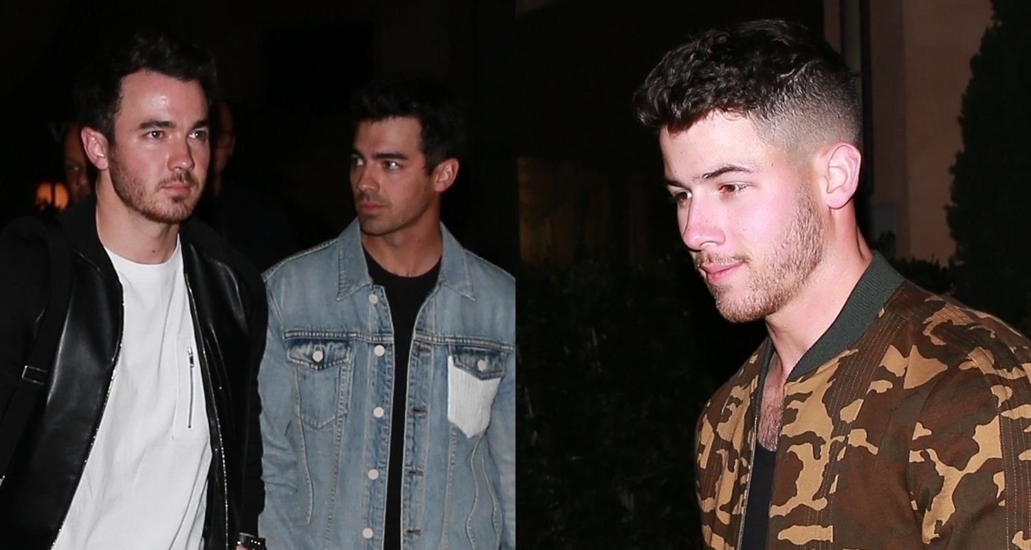 The Jonas Brothers Grab Dinner in Beverly Hills | Joe Jonas, Jonas ...