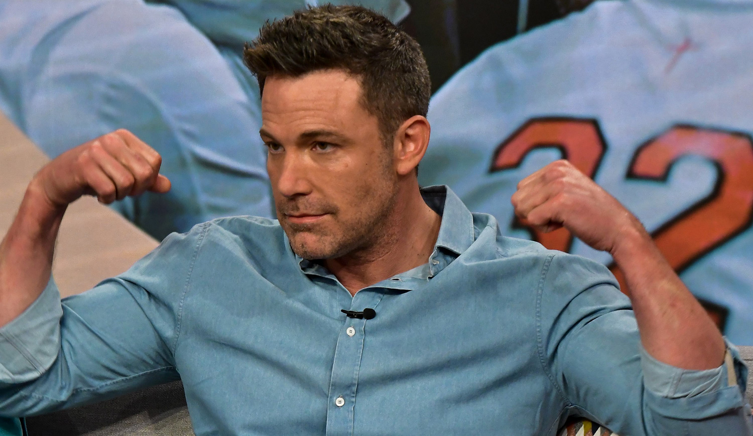 Ben Affleck Flexes His Muscles for TV Appearance, Visits Schoolkids in ...