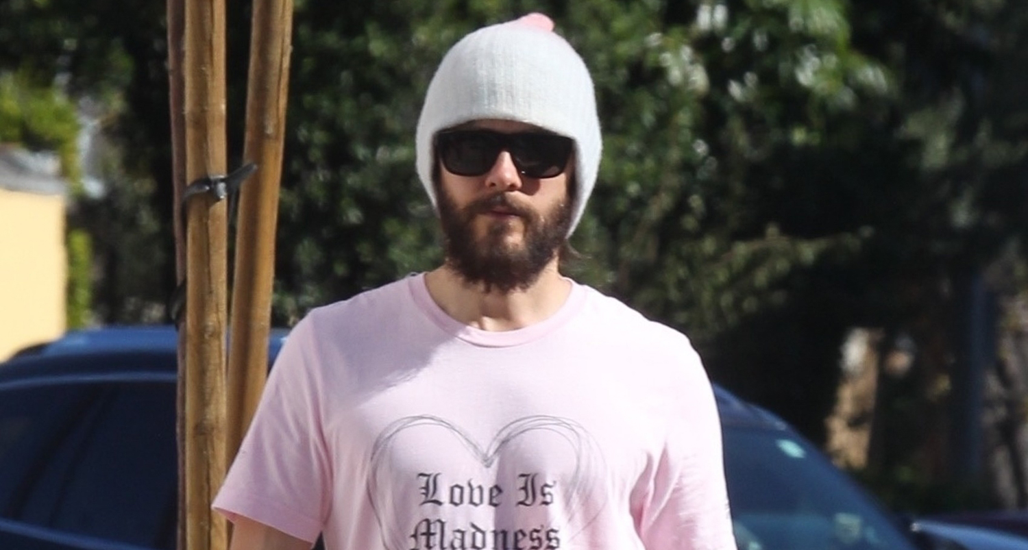 Jared Leto Wears ‘Love is Madness’ Shirt While Shopping in Weho | Jared ...