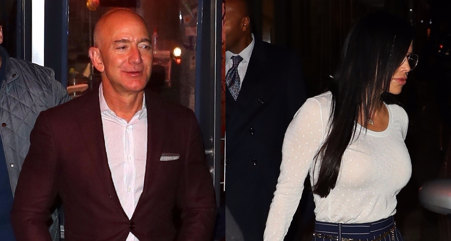 Jeff Bezos & Girlfriend Lauren Sanchez Couple Up for NYC Date Night ...