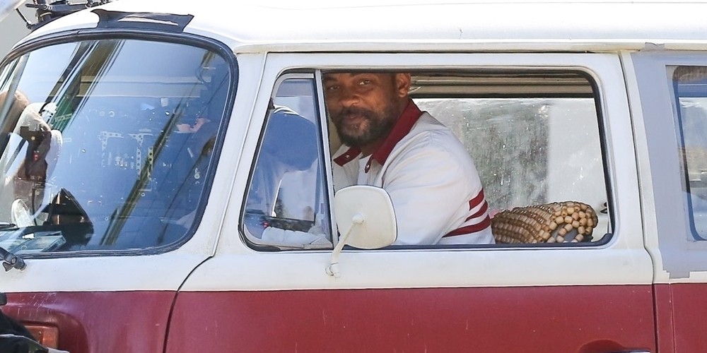 Will Smith Drives Van While Filming For ‘King Richard’ | King Richard ...