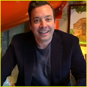 Jimmy Fallon Takes Viewers on Virtual Ride Down His Indoor Slide ...