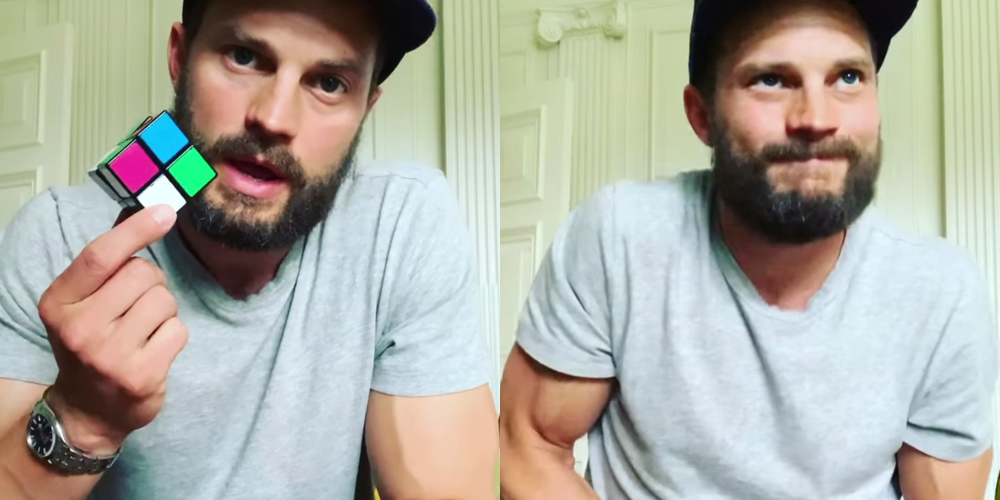 Jamie Dornan Has Been Doing Bicep Curls in Quarantine & It Shows (Video ...
