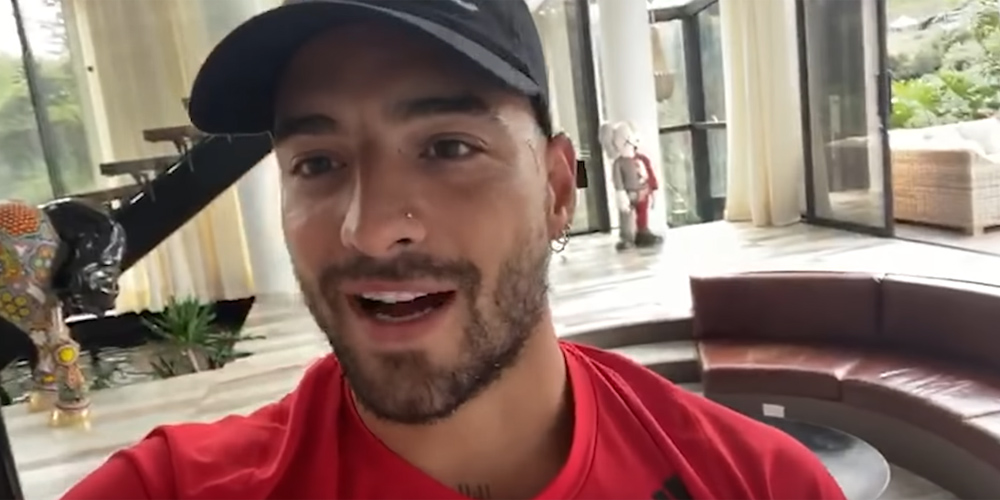 Maluma Gives a Tour of His House in Colombia While in Quarantine ...