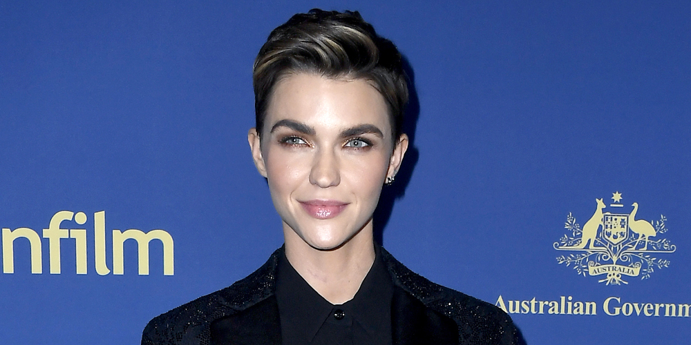 Ruby Rose Debuts Hot Pink & Blue Buzzed Hair Style During Quarantine ...