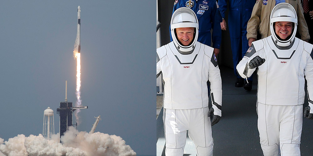 Celebs React to NASA & SpaceX’s Successful Rocket Launch | NASA, SpaceX ...