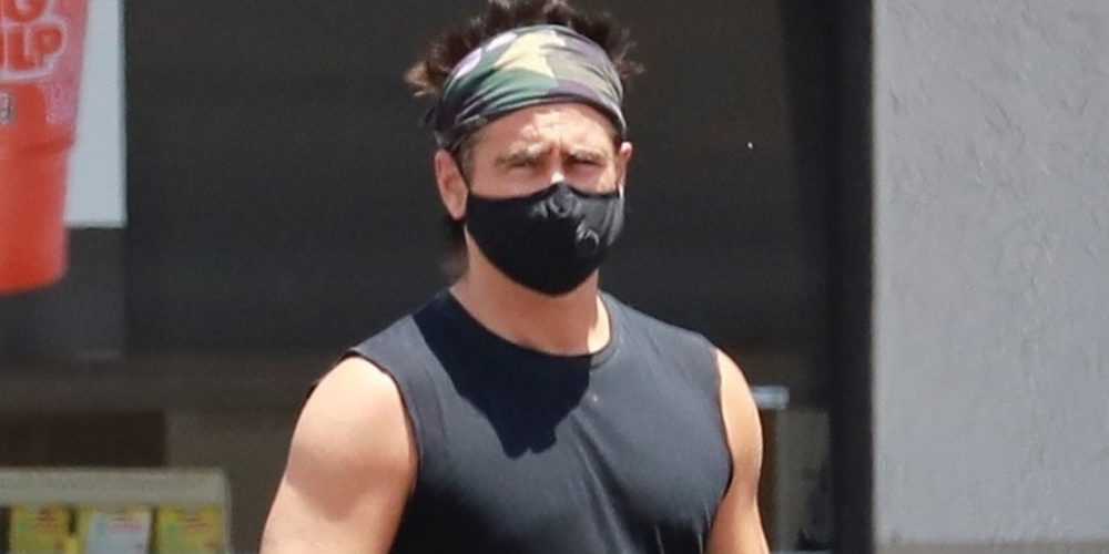 Colin Farrell Shows Off Muscles In Sleeveless Top While Out in LA ...