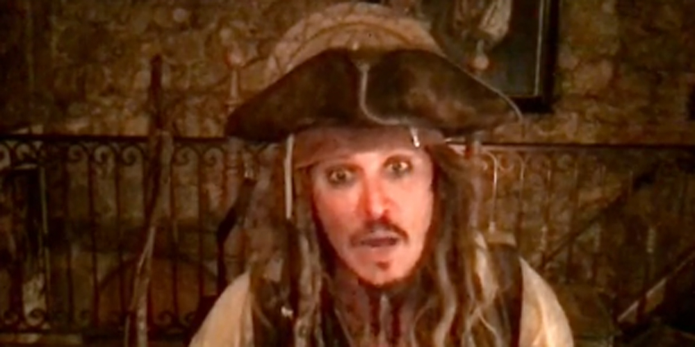Johnny Depp Makes Virtual Visit to Children’s Hospital as Captain Jack ...