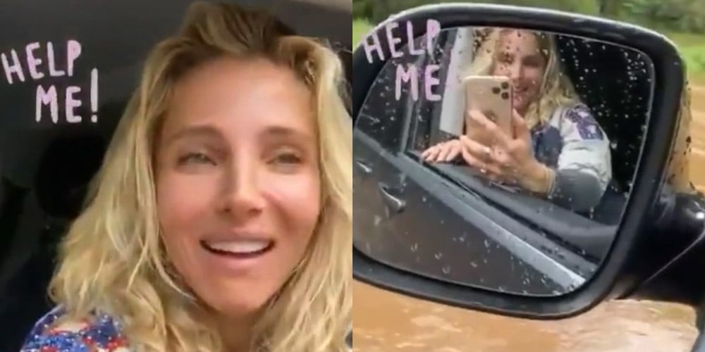 Elsa Pataky Escapes Through Car Window After Getting Stuck in Flood ...