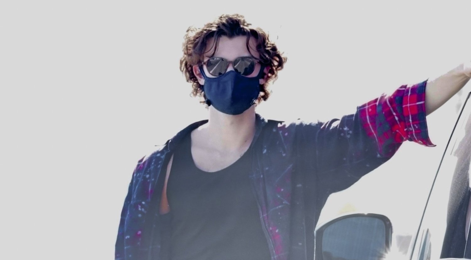 Shawn Mendes Stays Safe in a Mask While Out with Friends | Shawn Mendes ...