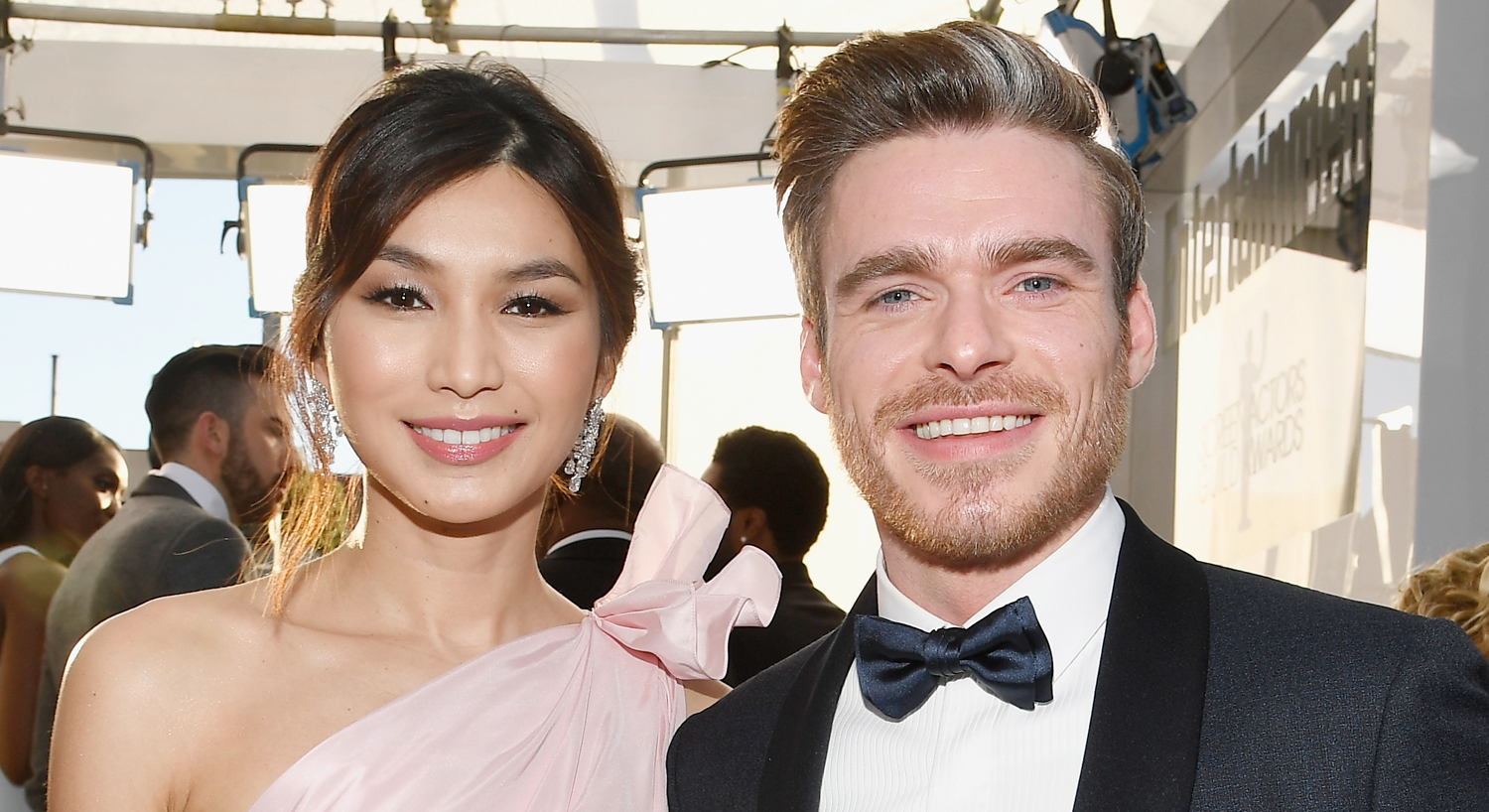 Richard Madden Reunites with His ‘Eternals’ Co-Star Gemma Chan in ...