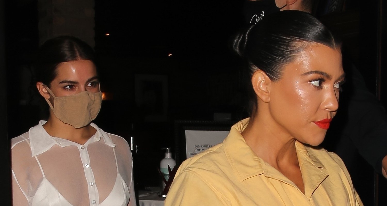 Kourtney Kardashian & Addison Rae Are Fashionable Friends at WeHo ...