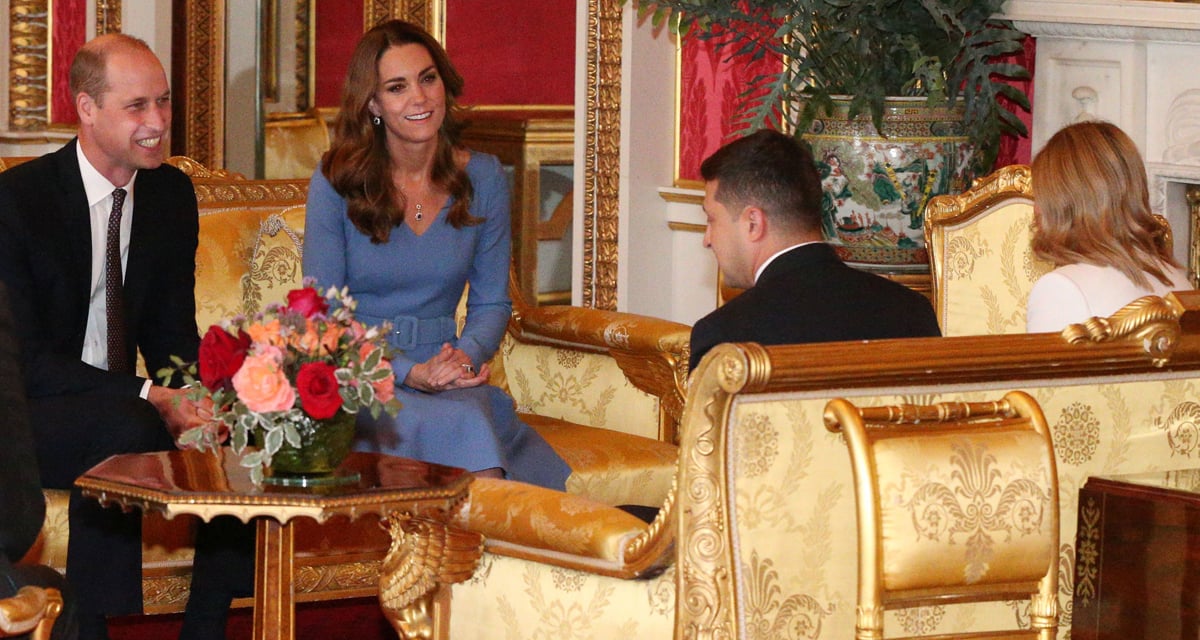 Kate Middleton & Prince William Step In for Queen Elizabeth for Meeting ...