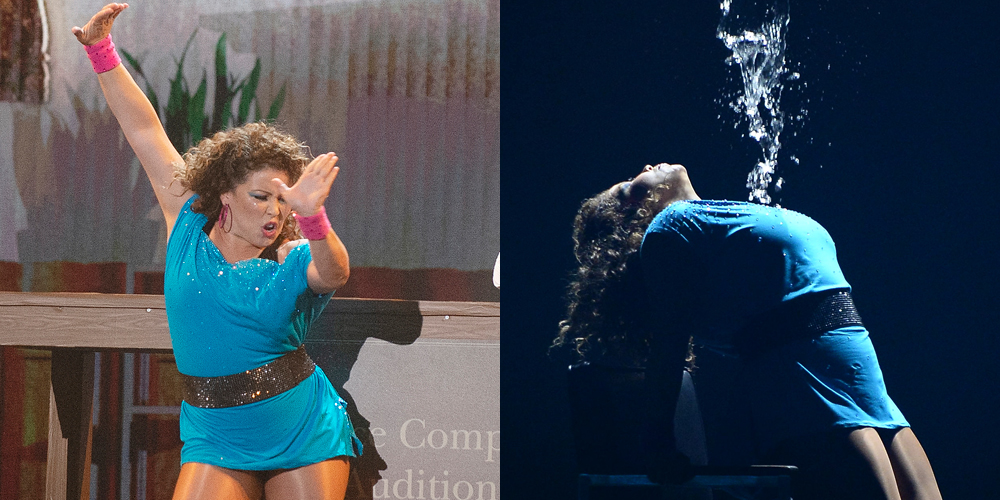 Justina Machado Recreated the ‘Flashdance’ Water Scene on ‘DWTS ...