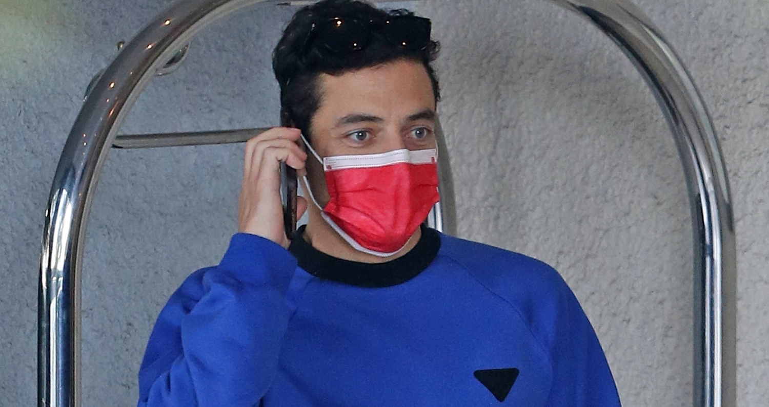 Rami Malek Stays Safe in Face Mask While Out & About in WeHo | Rami ...