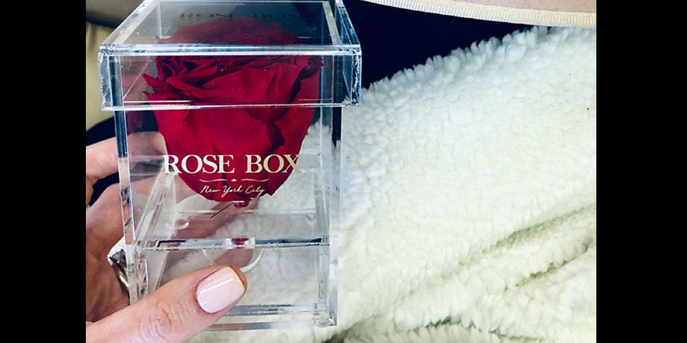Give a Beautiful Gift With This Genuine Rose Jewelry Box That Lasts a ...