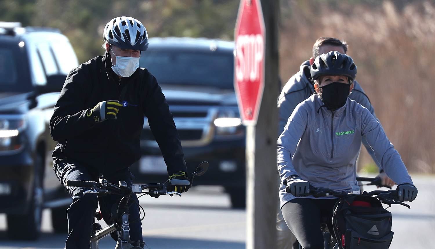 President-Elect Joe Biden Spotted on Saturday Morning Bike Ride with ...