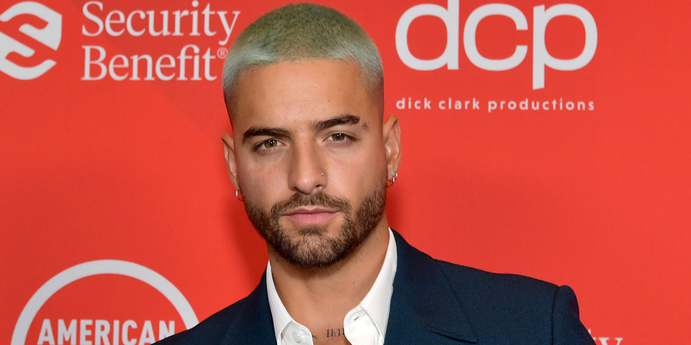 Maluma Hits Red Carpet in Sharp Suit Ahead of AMAs 2020 Performance ...