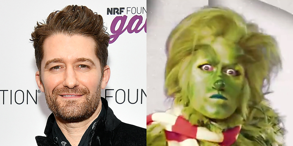 Get Your First Look at Matthew Morrison as The Grinch… Plus See All the ...