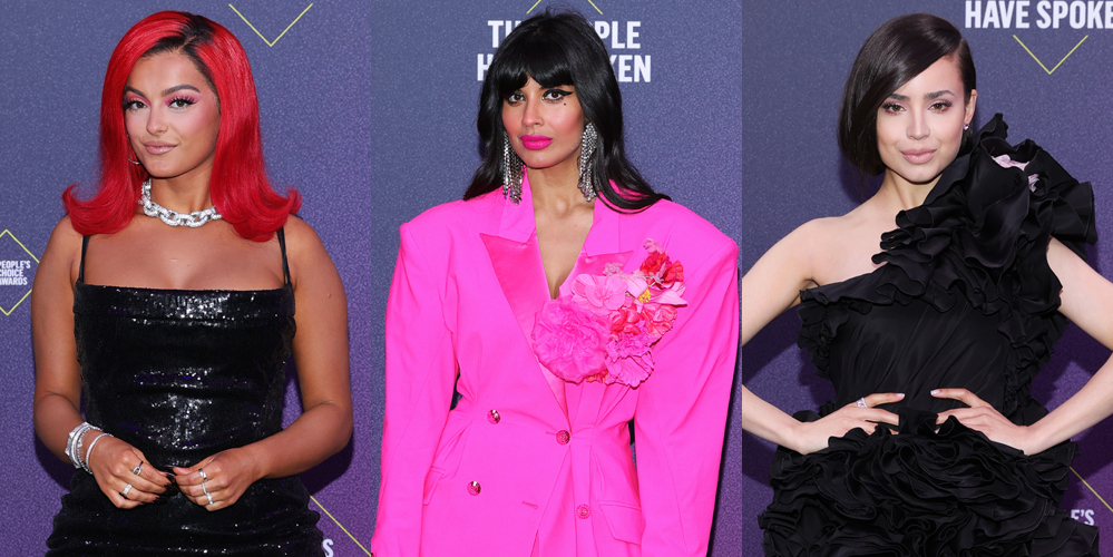 Bebe Rexha, Jameela Jamil, & Sofia Carson Glam Up for People’s Choice ...