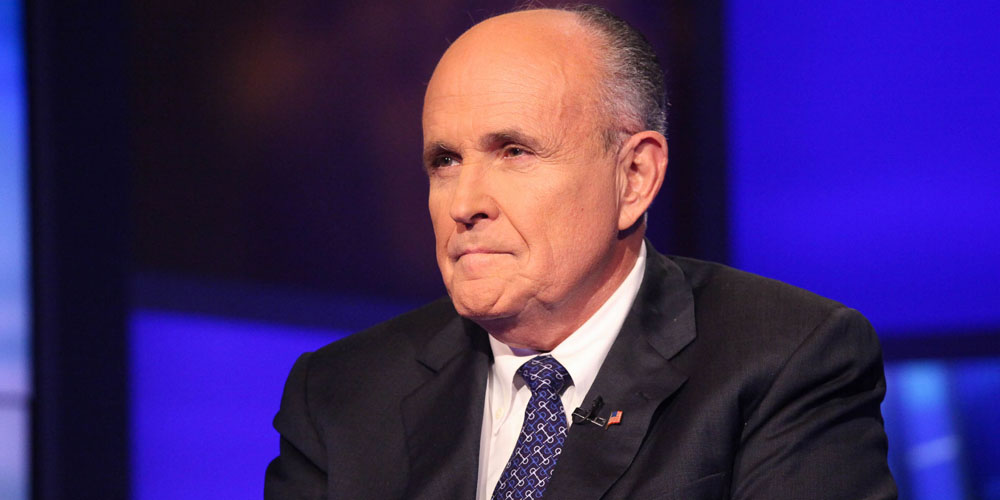 Hair Dye Seemingly Drips Down Rudy Giuliani’s Face During Bizarre Press ...