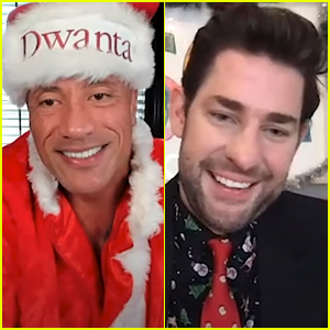 Dwayne Johnson Plays Santa To Deserving Dad During John Krasinski’s ...