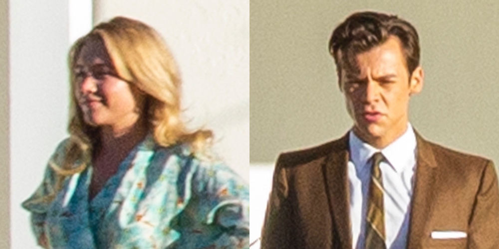 Florence Pugh & Harry Styles Head to Palm Springs For New ‘Don’t Worry ...