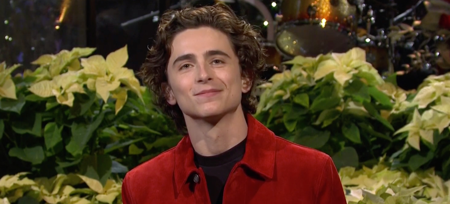 Timothee Chalamet Reflects on Christmas in NYC in ‘Saturday Night Live ...