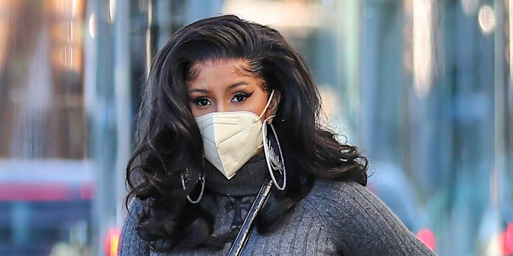 Cardi B Rocks Neon Pink Sneakers After Sharing Her Valentine’s Day ...