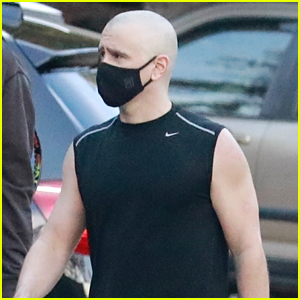 Colin Farrell Debuts Bald Head After Workout Session in LA! | Colin ...