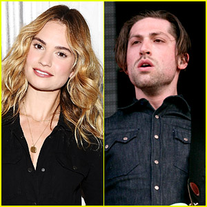 Lily James Seemingly Has a New Boyfriend, Spotted Kissing Rocker ...
