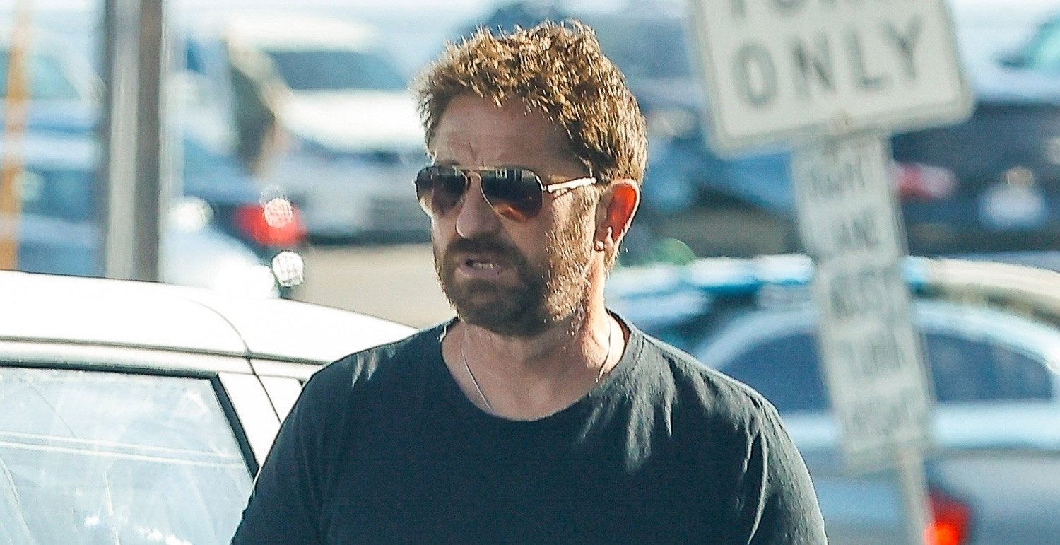 Gerard Butler Fuels Up His Truck While Out in Malibu | Gerard Butler ...