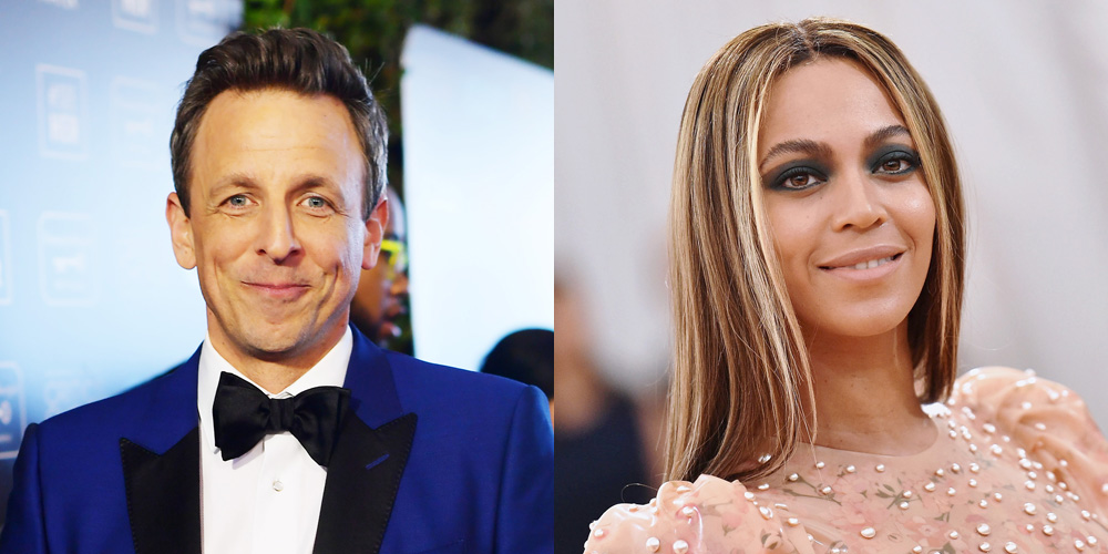 Seth Meyers Details His Cringeworthy Moment with Beyonce | Beyonce ...