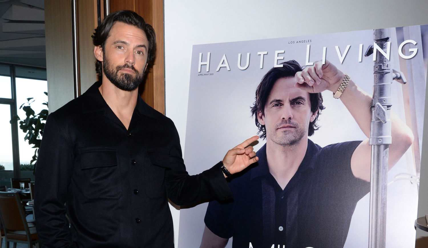 Milo Ventimiglia Poses with Himself While Celebrating His New Magazine ...