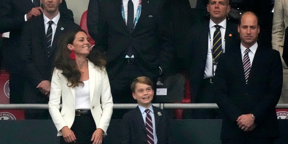Prince George Joins His Parents Prince William & Kate Middleton at Euro ...
