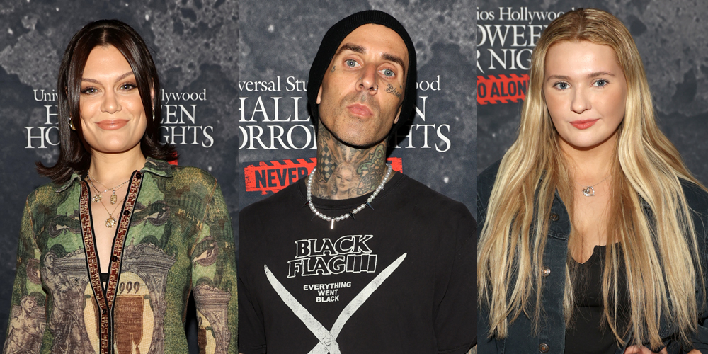Travis Barker Hits Universal Studios Halloween Horror Nights Event with ...